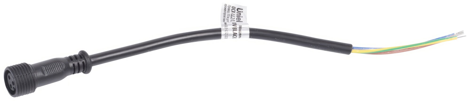 Провод для подключения линейных прожекторов Uniel UCX-LL2/L52-10M 220V BLACK UL-00008845
