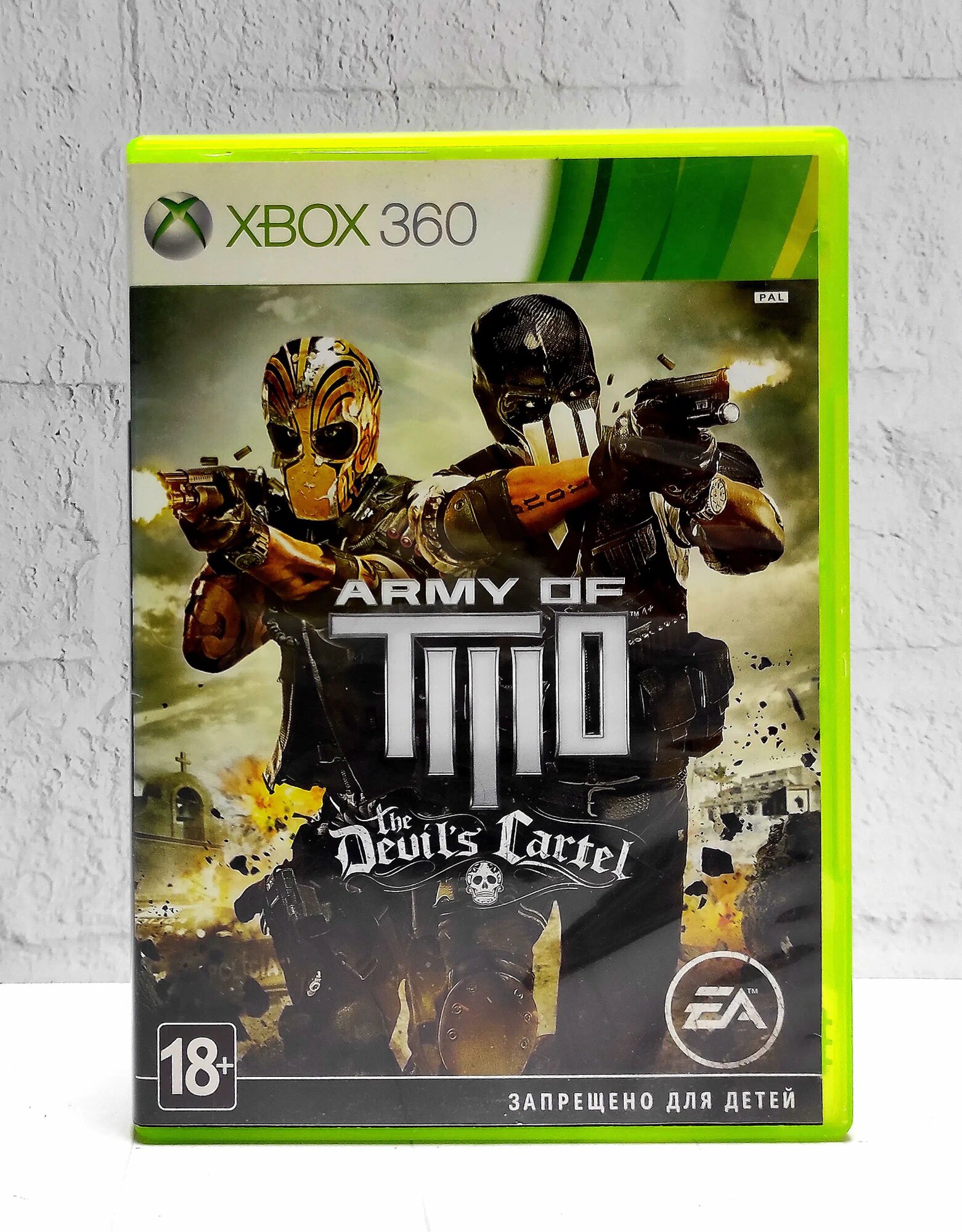 Army Of TWo The Devils Cartel Английский язык Видеоигра на диске Xbox 360. Товар уцененный