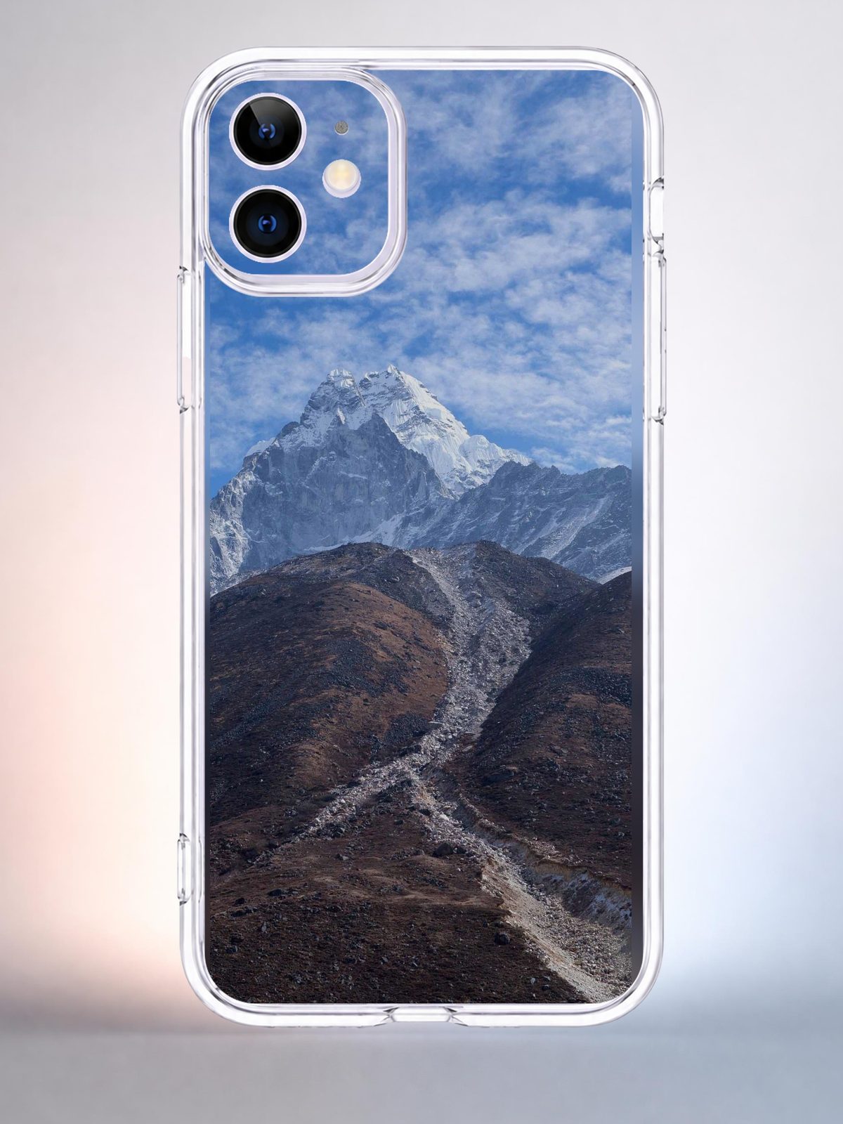 Чехол iPhone 11 Снежная гора Y2K Indie Sleaze