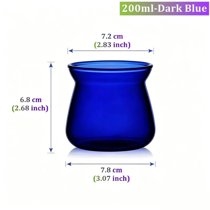 Стеклянный сервер 200 мл, Dark Blue