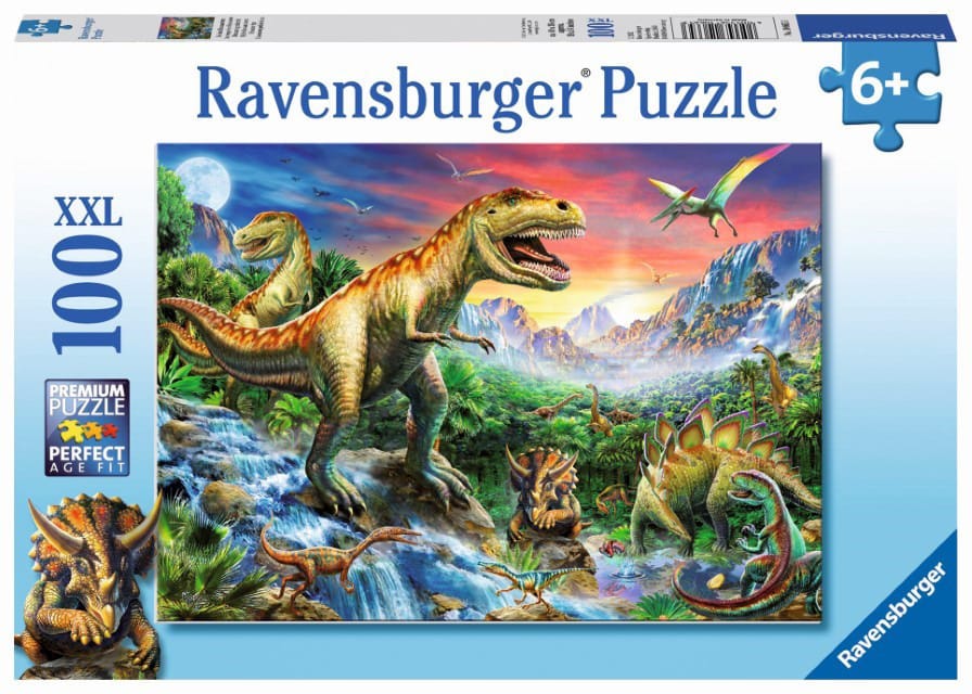 Пазл Ravensburger "Эпоха динозавров", 100 элементов, 49x36 см