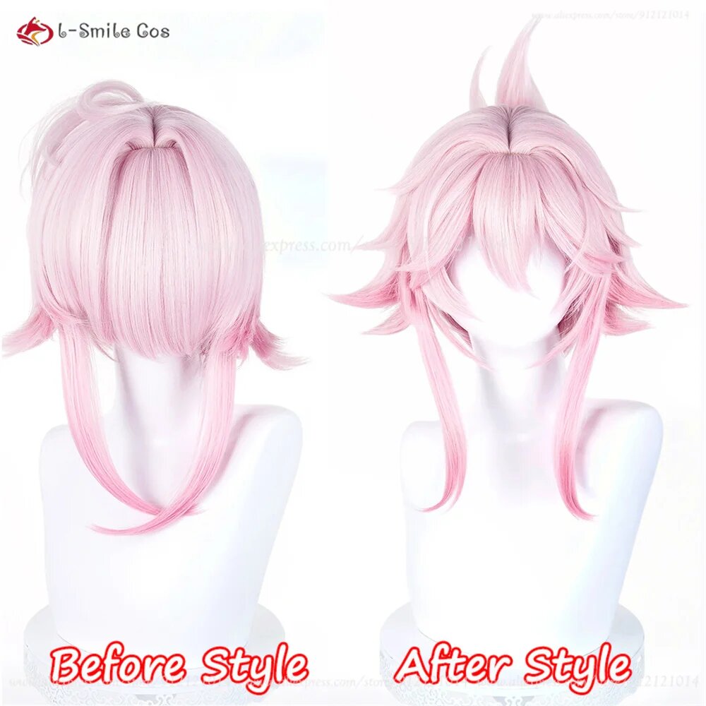 Синтетический парик HSR Evanescia розовый 40 см Wig Only