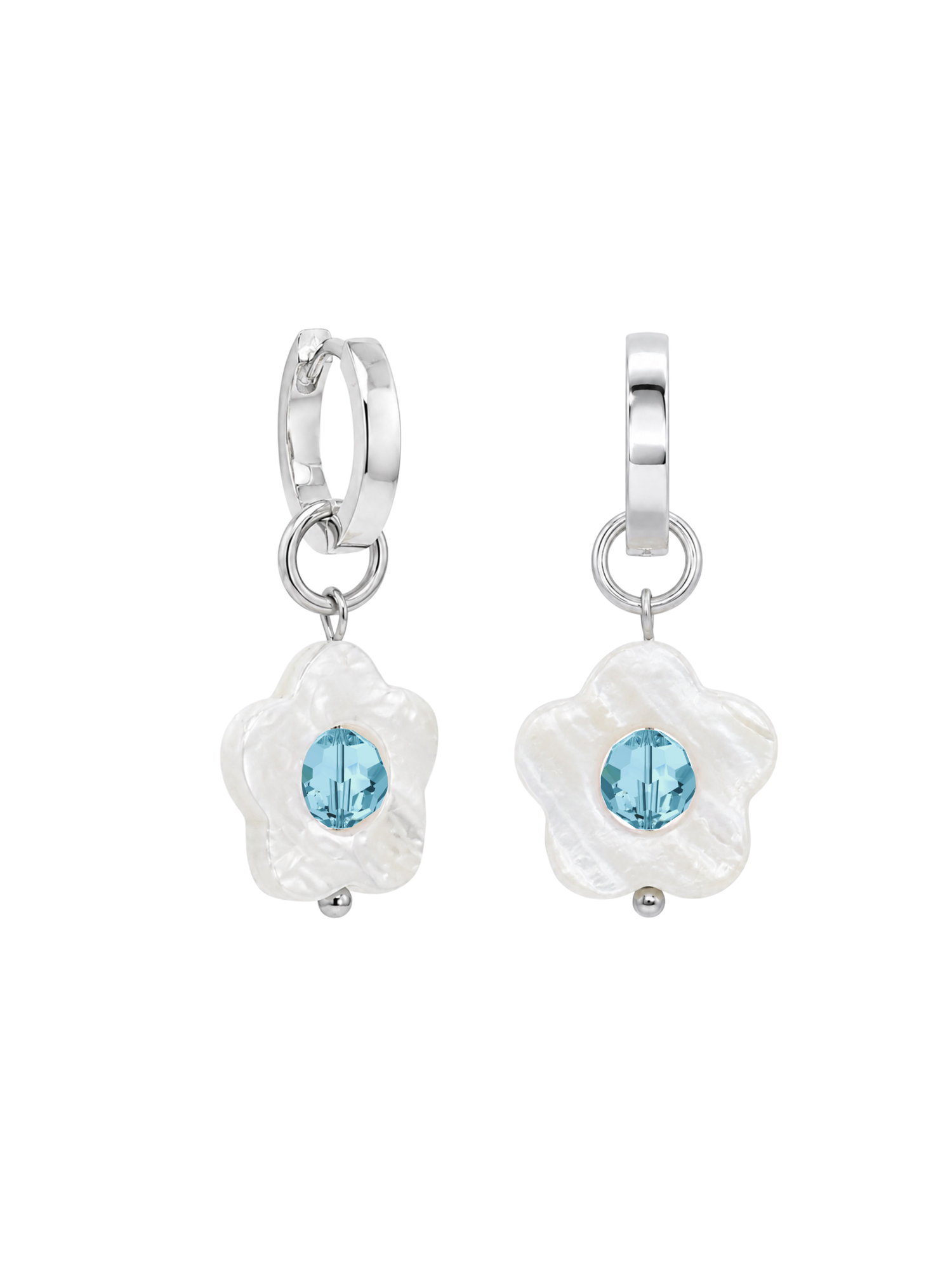 Серьги-трансформеры Oh Mary Did, кристаллы Swarovski, перламутр
