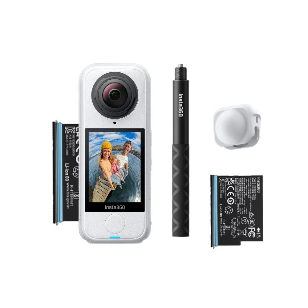 Экшн-камера Insta360 X4 Air 8K 360 White Starter Bundle (версия EU)