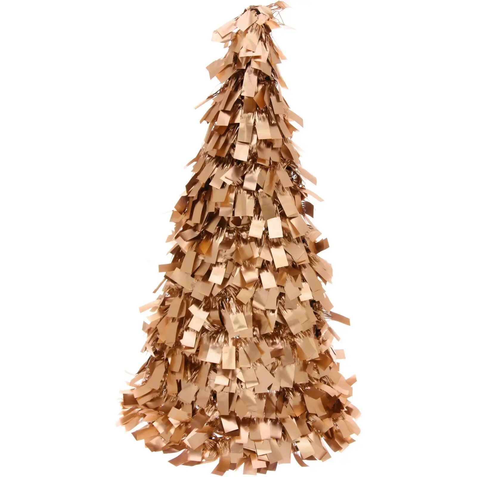 Елка декоративная TINSEL «Волшебные переливы» 50 см, розовое золото, блестящая