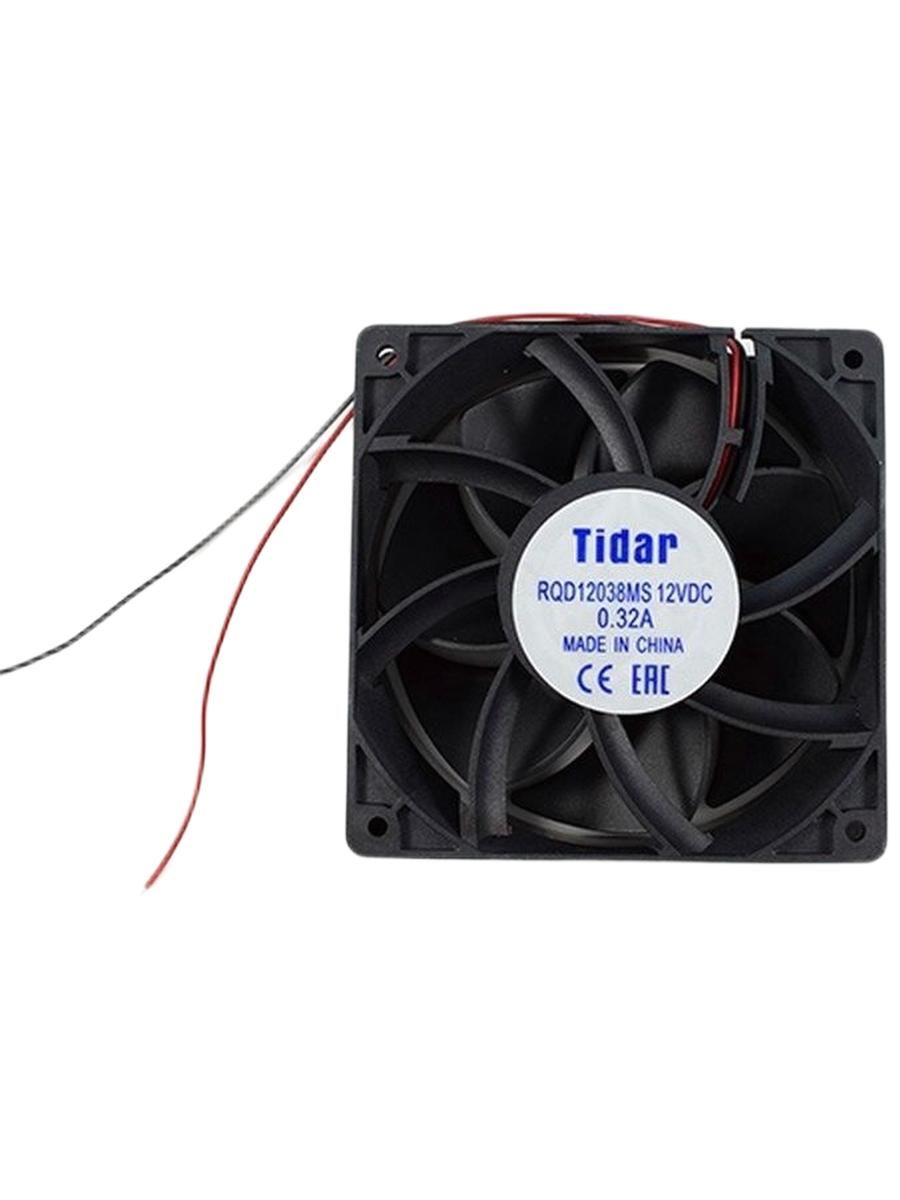 Вентилятор TIDAR RQD12038MS, 120x120x38 мм, скольжения, 12В, 0.32А, 2300 об/мин (без коннектора)