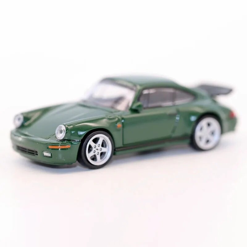 Модель автомобиля MASSDI Porsche 911 RUF CTR1 1:64 металлическая Красный, D