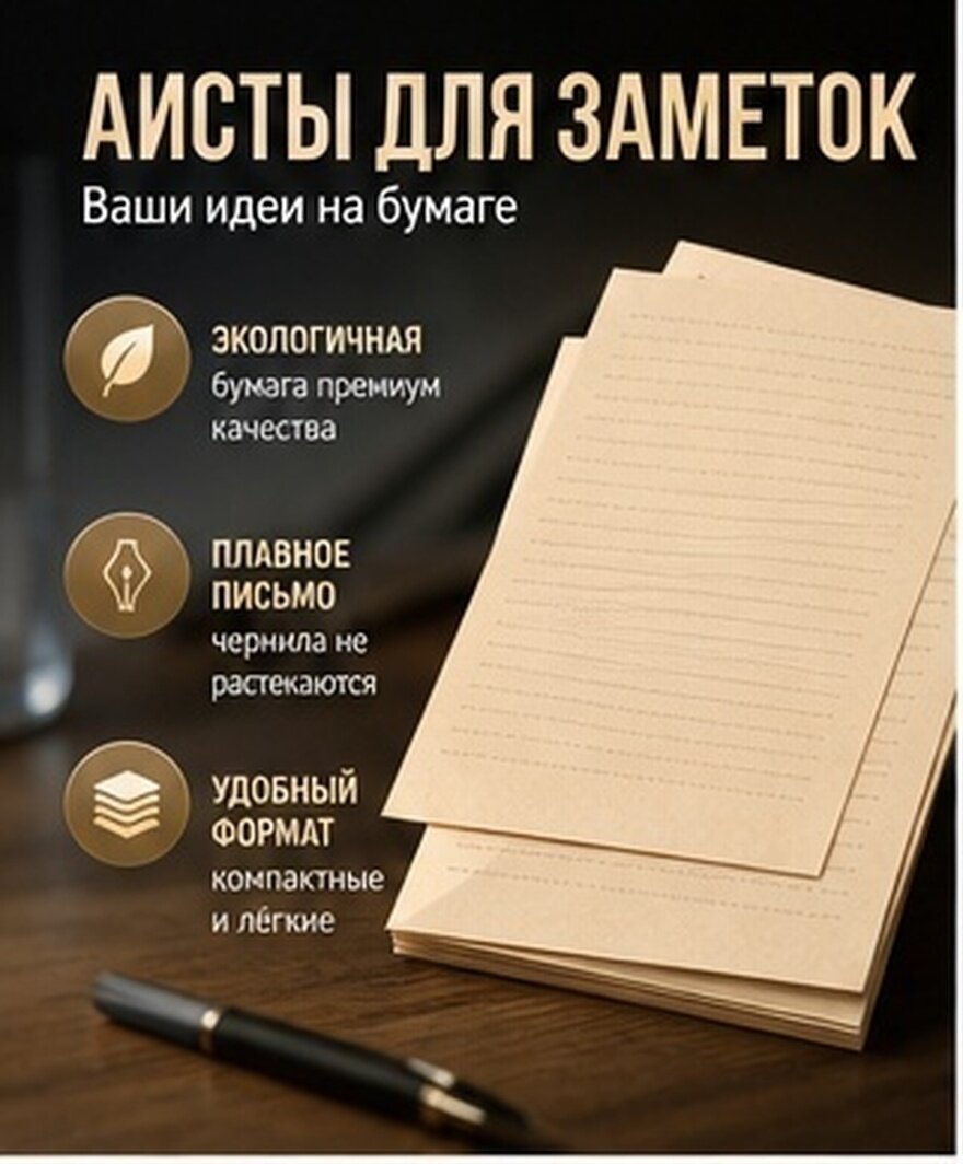 Бумага Для Писем Винтажный Канцелярский Набор 50 Листов Бумаги Для Рукописного Текста Размер 21.00X14.50X0.01Cm
