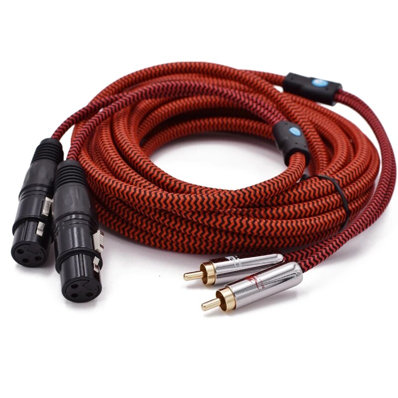 Аудио кабель двойной XLR - RCA 1-15 м