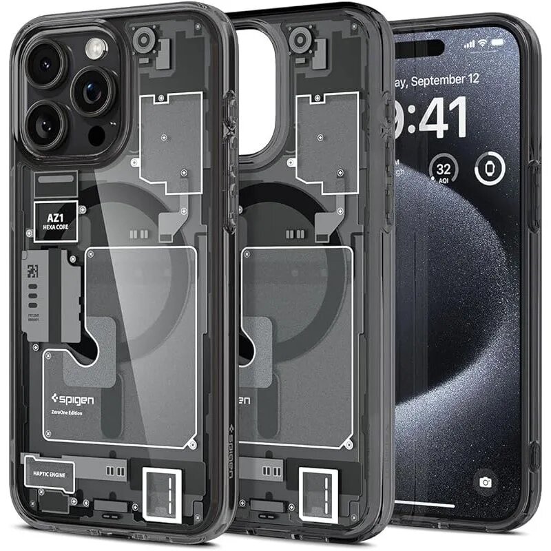 Чехол для мобильного телефона Spigen iPhone 15 Pro Max Магнитный ультра гибридный защитный чехол Magnet военного класса с защитой от пожелтения, совместимый с MagSafe