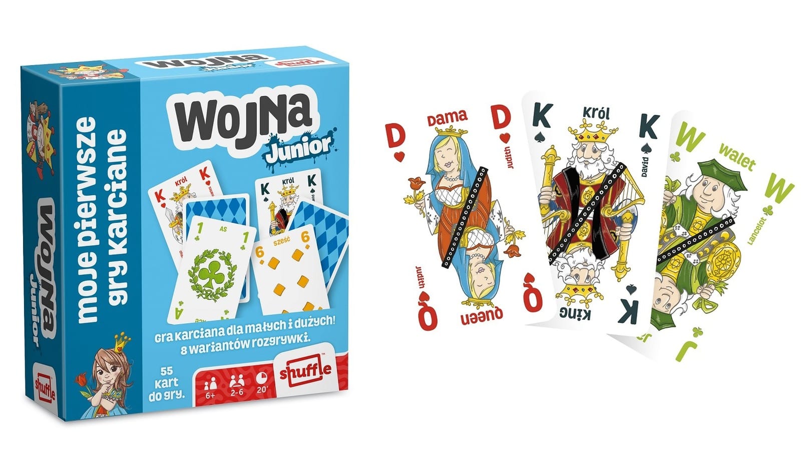 Настольная игра Cartamundi Wojna Junior, карточная игра для детей