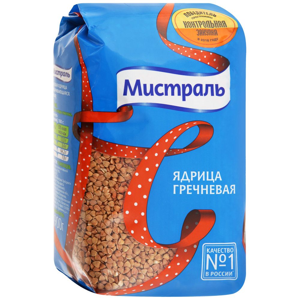 Мистраль Гречка ядрица, 900 г