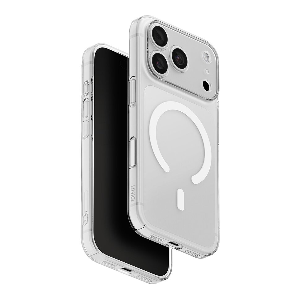Uniq чехол для iPhone 18 Pro/17 Pro, AirSuit с ультратонким корпусом, с MagSafe, Glossy Clear