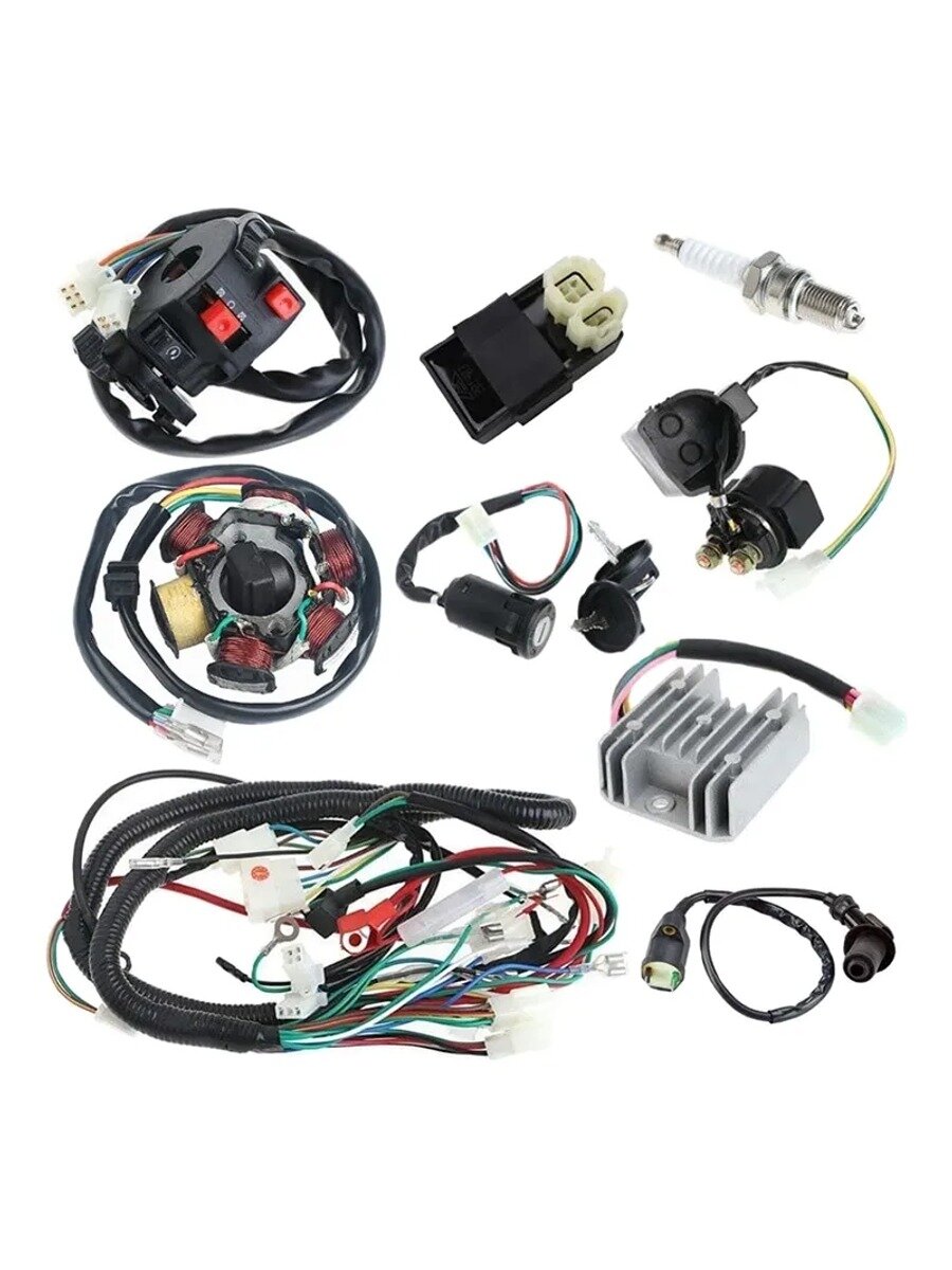 Полный комплект электропроводки для квадроцикла GY6 150CC ATV Quad Go Kart