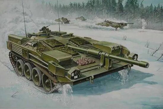 Trumpeter Сборная модель Шведский танк Strv103B 1/35