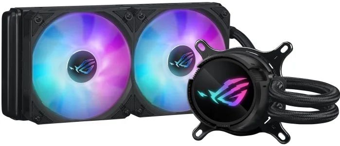 90RC00S1-M0UAY0 / Система охлаждения ASUS ROG Strix LC III 240 ARGB черная (120 мм - две секции, раз