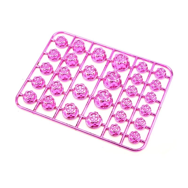 Розовые колпачки для мотоцикла, 30 шт, Purple 01