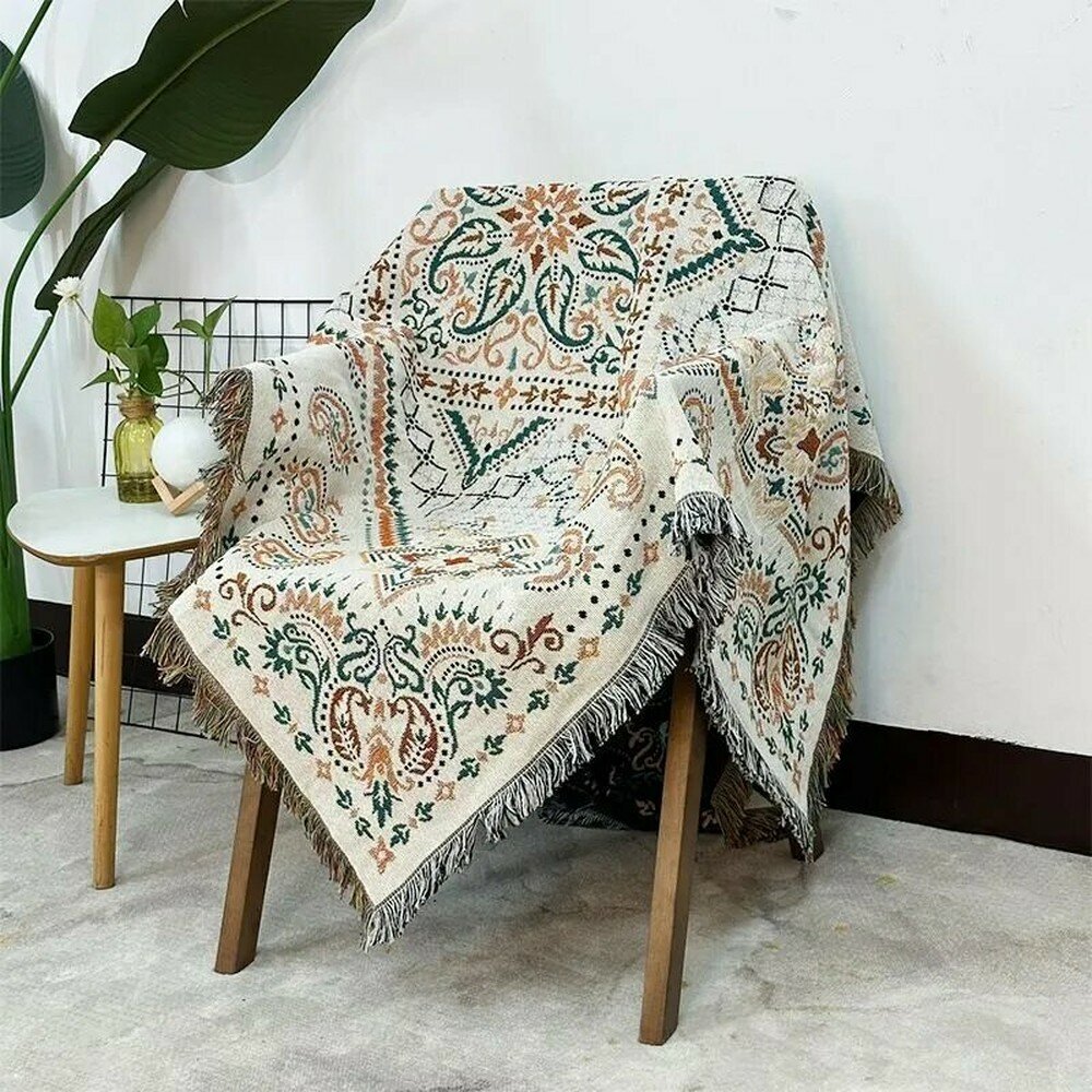 Плед жаккардовый blanket 04 , Шелковый софт, 160 см х 130 см