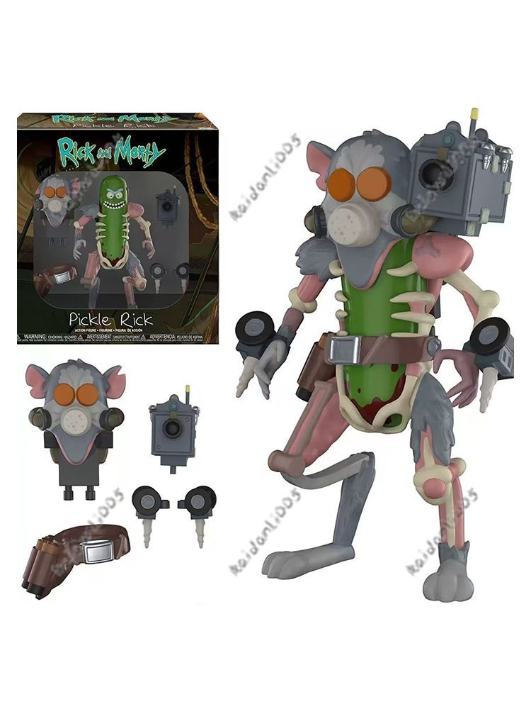 Фигурка Рика-Огурчика из мультсериала Рик и Морти, коллекционная подвижная игрушка для фанатов, подарок