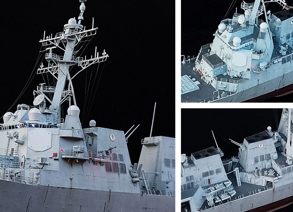 Сборная модель эсминца USS Pinckney (DDG-91), класс Arleigh Burke, ВМС США, масштаб 1:200, Trumpeter 62010