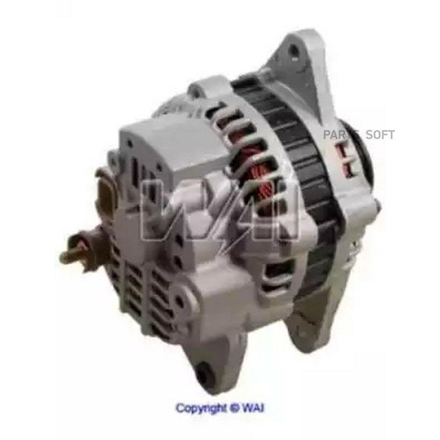 Генератор (новый) Hyundai Accent 1.5L (2000-96) Hyundai Elantra 1.8L 2.0L (2001-97) Hyundai Tib от официального дистрибьютора, WAI, артикул 13702N