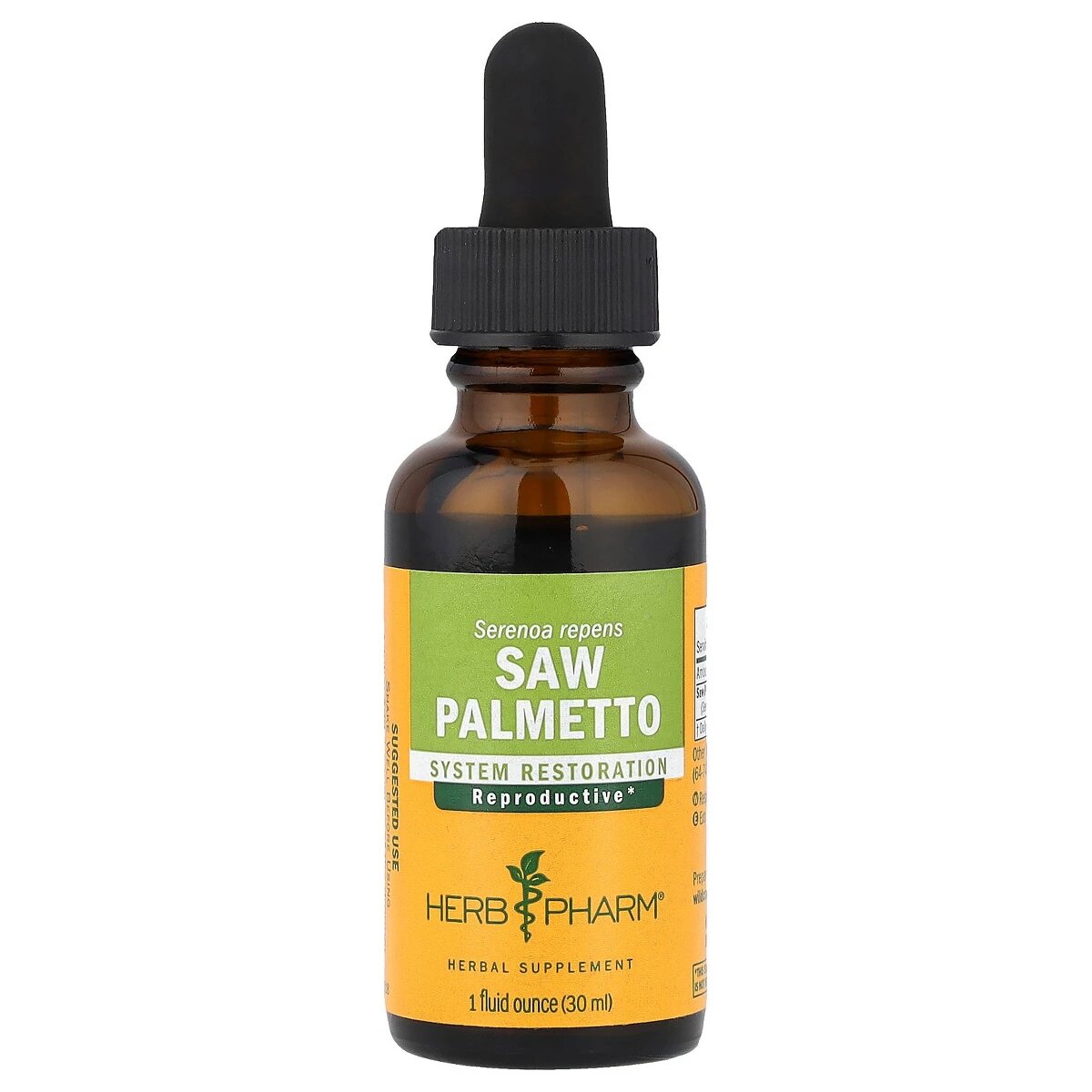 Herb Pharm Со Пальметто (Saw Palmetto) органический жидкий экстракт, 30 мл