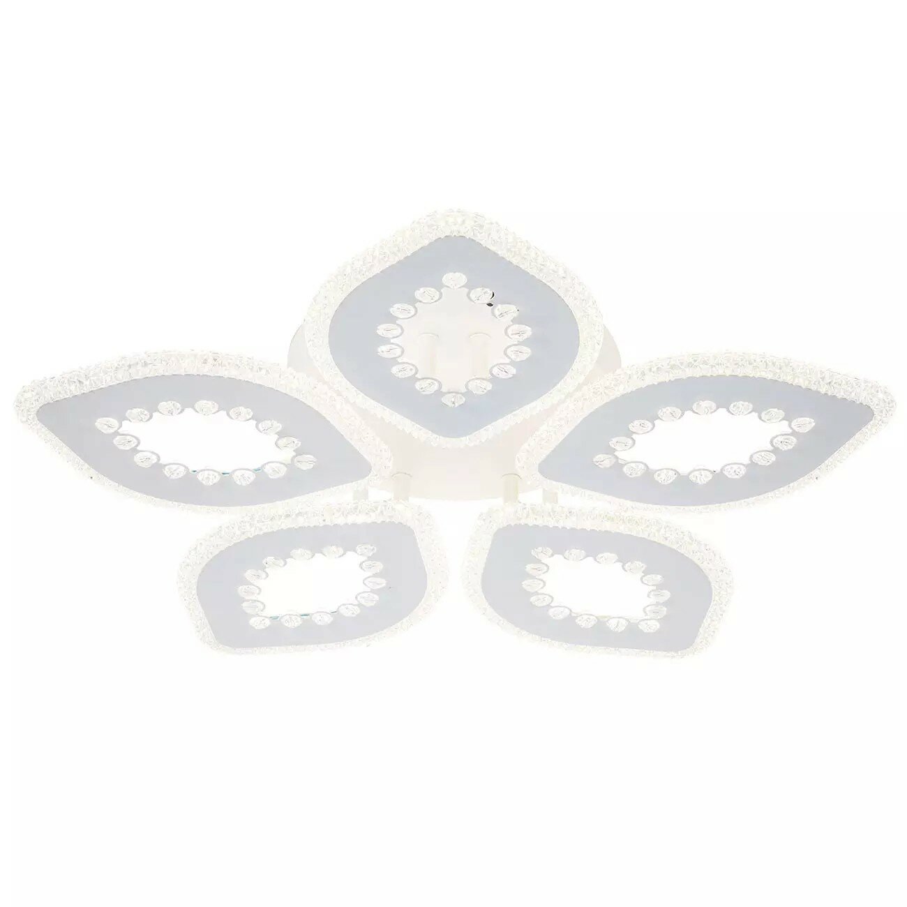 Люстра светодиодная 90Вт 3300К-6500К пульт белый Escada 10271/5LED