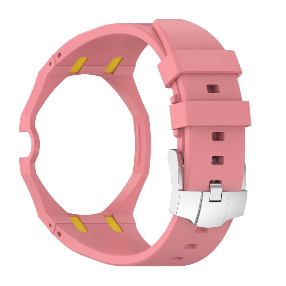 Силиконовый ремешок-корпус для Swatch Royal Pop, цельный браслет часов Свотч Роял Поп, 3 и 12