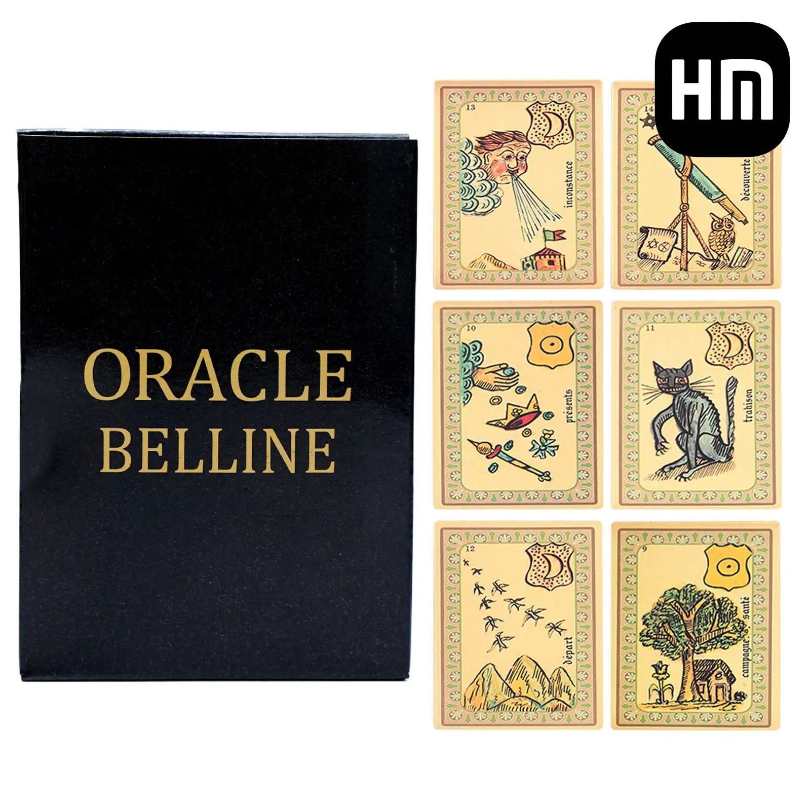 Французская гадальная карта, Оракул Беллин / Oracle Belline