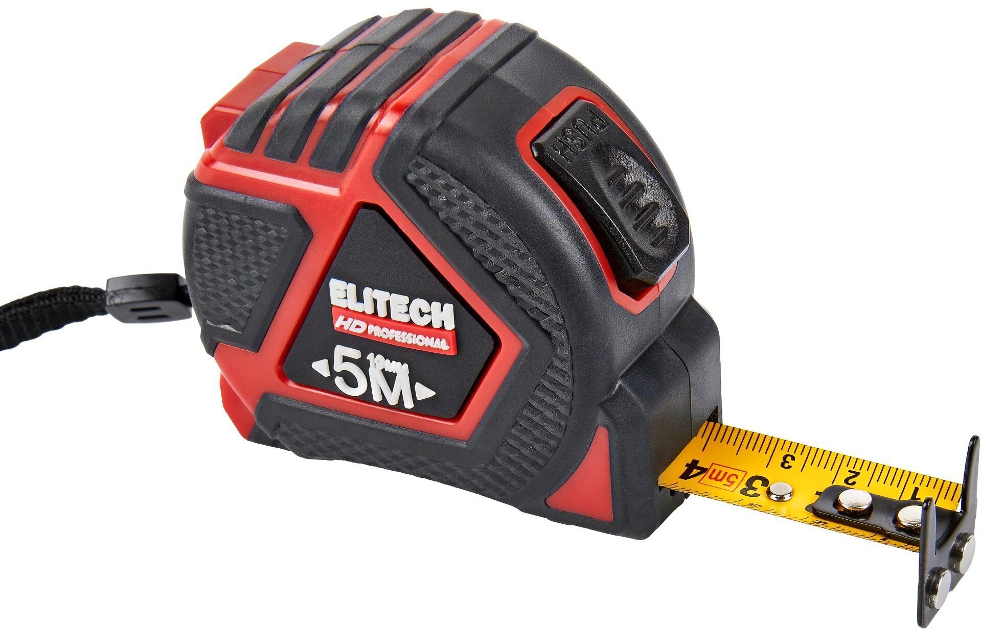 Рулетка Elitech HD 310401 с магнитным наконечником 5 м x 19 мм