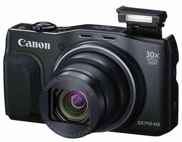 Canon PowerShot SX710 HS, Black Цифровой компактный фотоаппарат