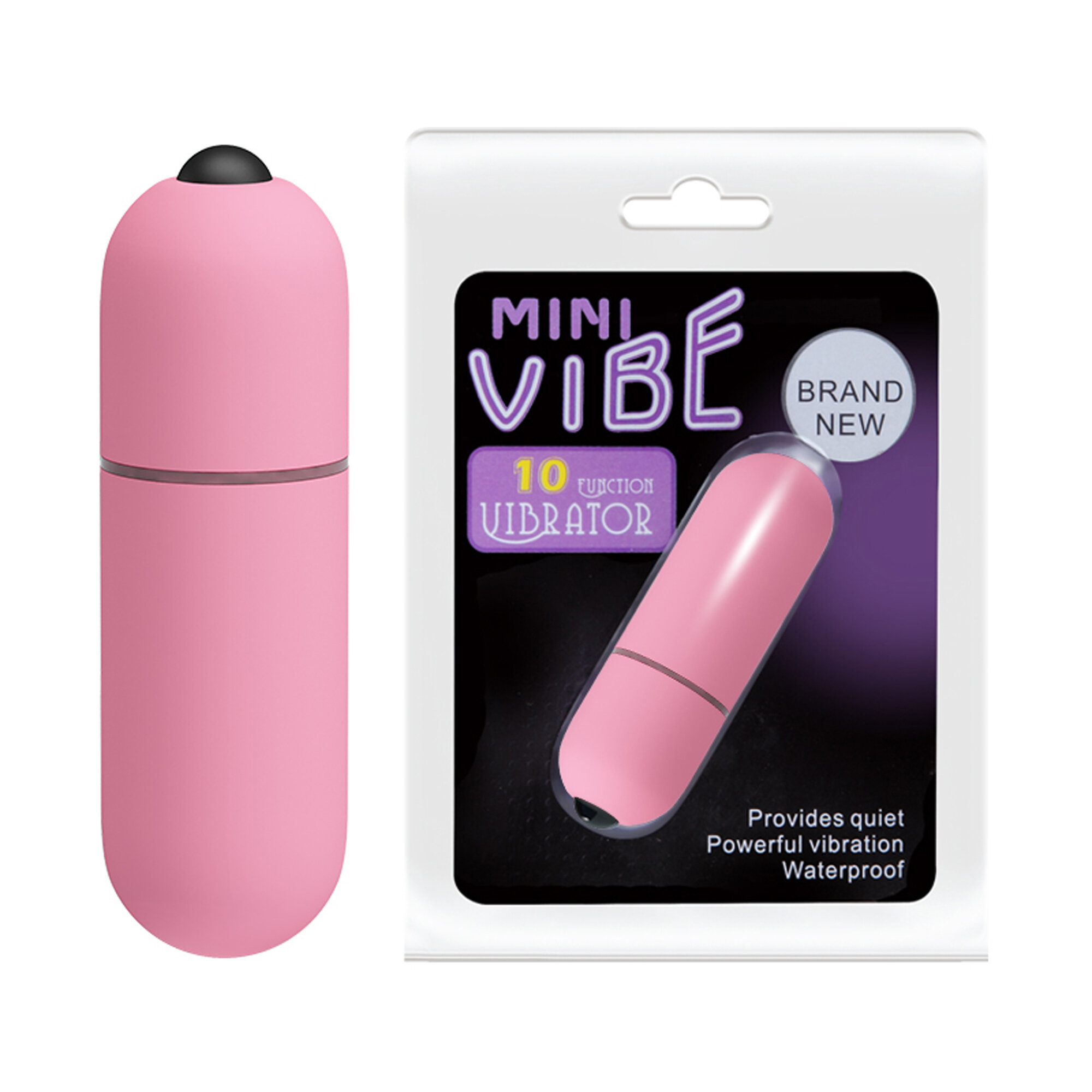 PINK Baile Mini Vibe Розовая компактная вибропуля (6.2, Ø 1.8 см) BI-014059A