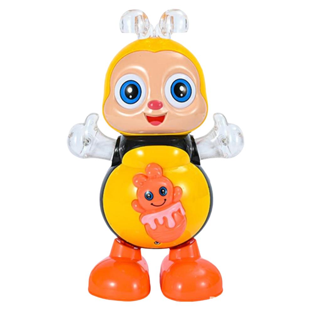 Музыкальная игрушка-пчела, поет и танцует, желтая, из пластика