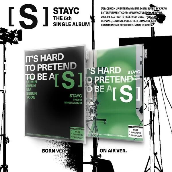 STAYC - 5th Single [S] (Сингл-альбом, фотоальбом 64 стр, CD-R, фотокарта, открытка, парфюмерная карта)