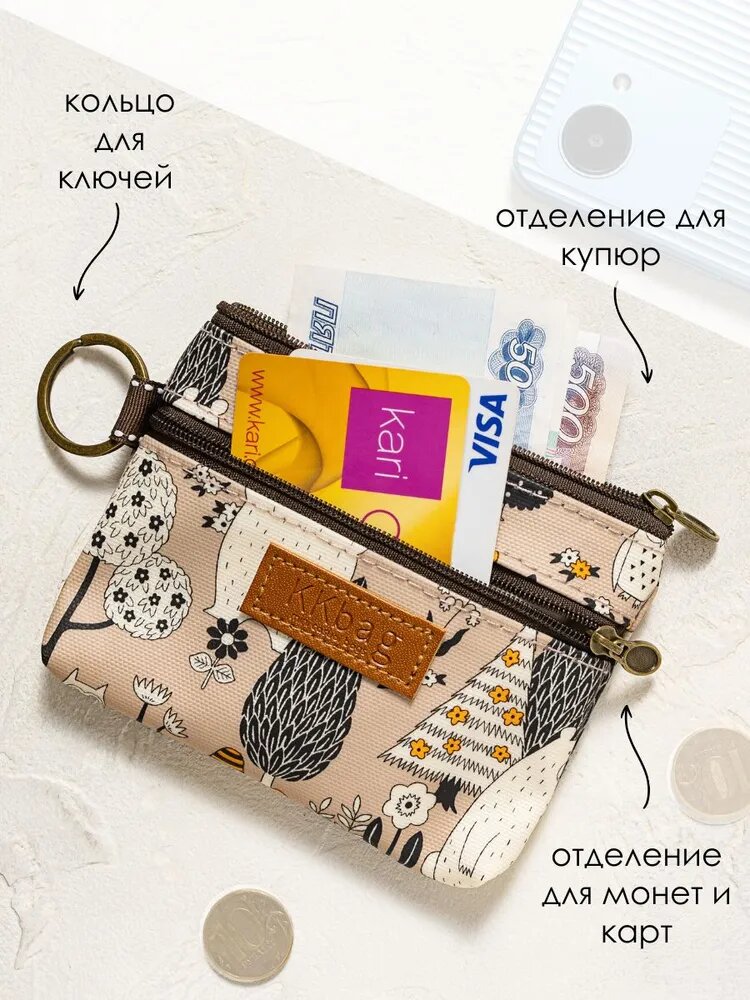 Кошелек , бежевый — фото 1