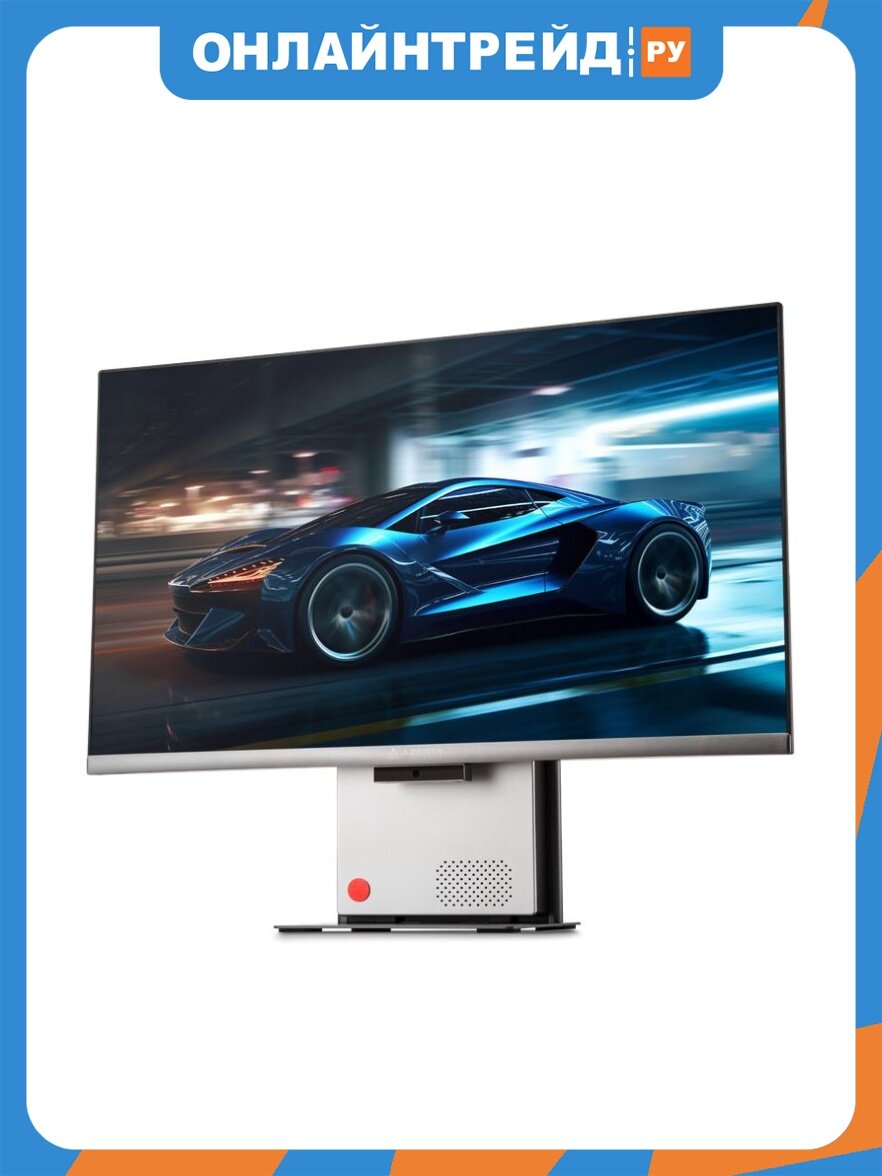 Моноблок Azerty AZ-2780-16-512 (27" IPS 1920х1080, AMD Ryzen 3 5300U, 16Gb, SSD 512Gb) серый металик