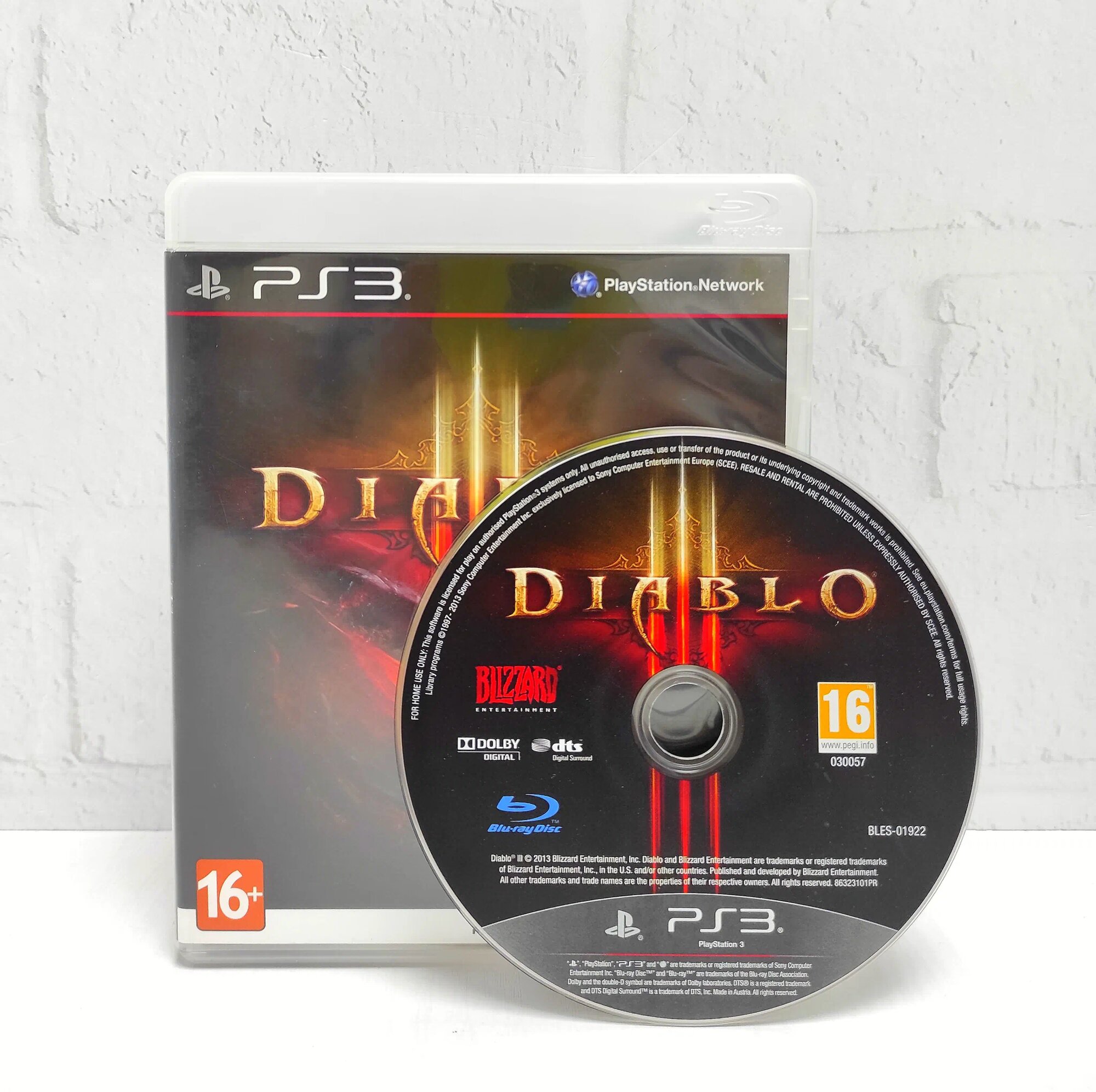Diablo 3 (III) Полностью на русском BLES 01922 Видеоигра на диске PS3. Товар уцененный