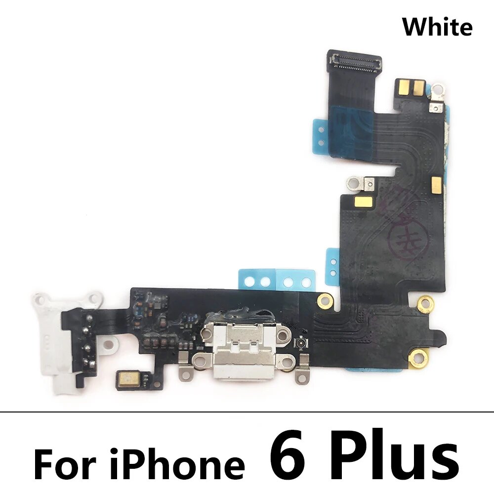 Плата для iPhone 6 Plus White, разъем зарядки