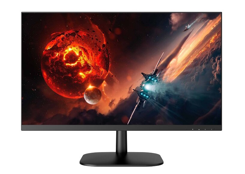 Монитор 23.8" BRAVUS BVS2420 Black (IPS, 1920x1080, 100Hz, 178°/178°, 5 ms, 250 cd/m, 1200:1, +HDMI, +DP+Earphones)