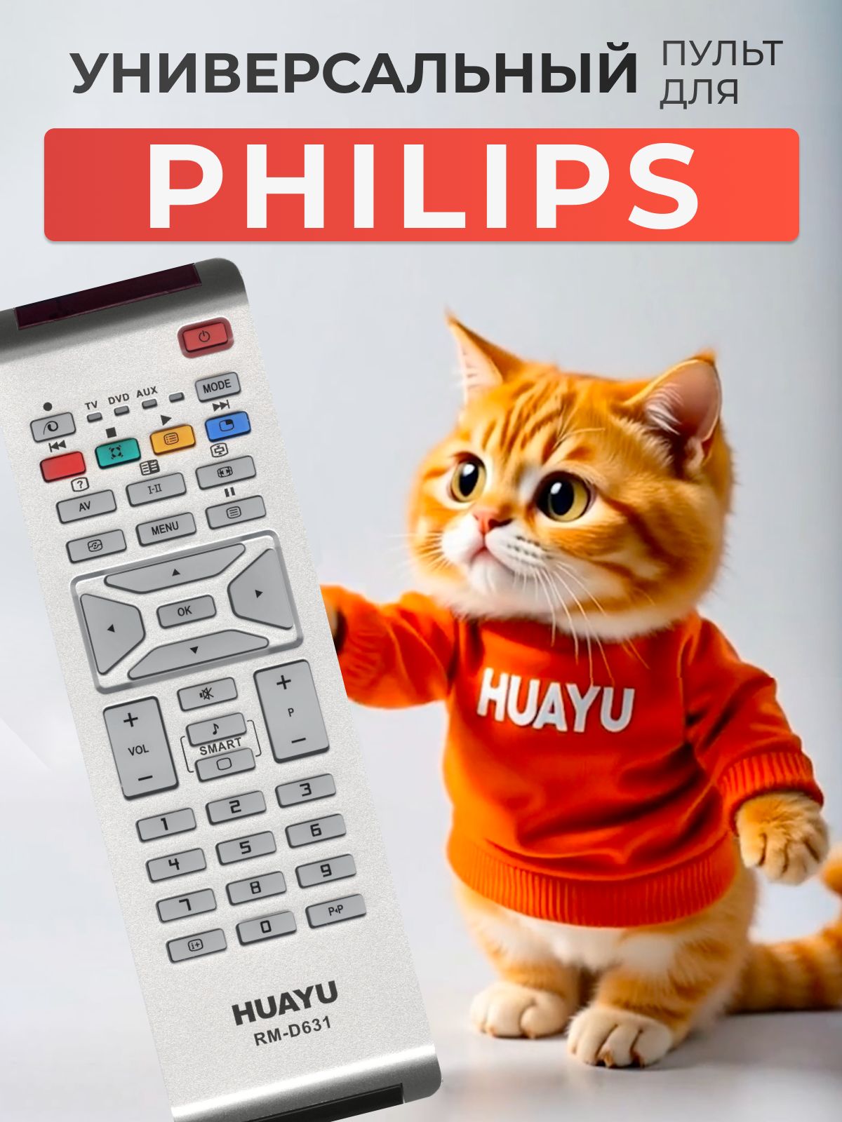 Универсальный пульт для телевизоров Philips / филипс HRM289