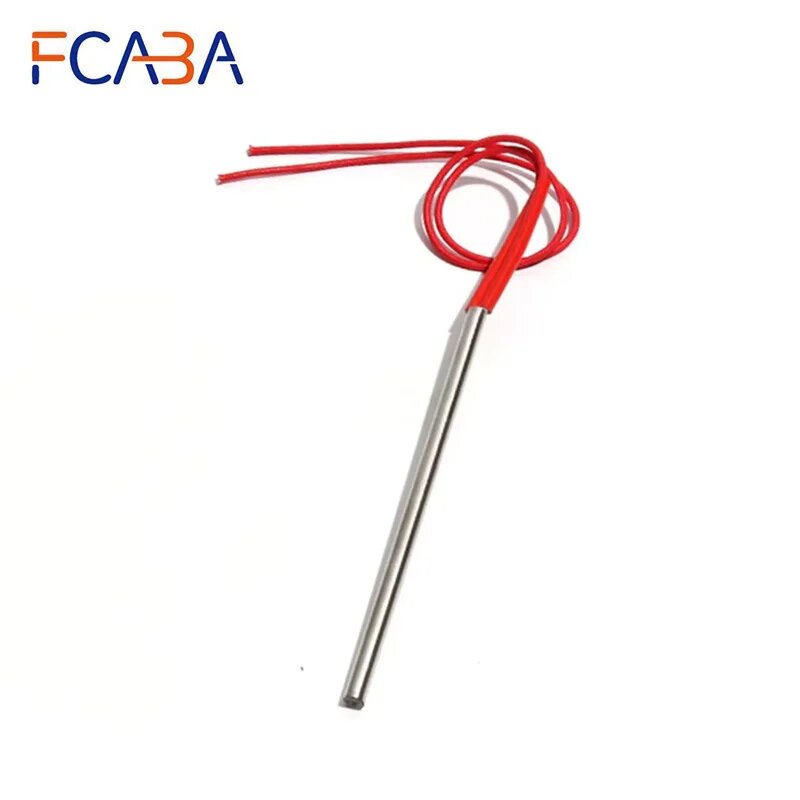 FCABA Трубчатый картриджный нагреватель 6 мм 300 Вт 220 В, 300W 6x220mm(DxL)