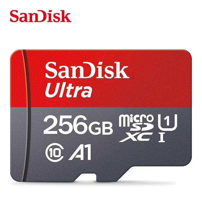 SanDisk Ultra microSD карта памяти A1 класс 10 32/64/128/256/512 ГБ 256GB