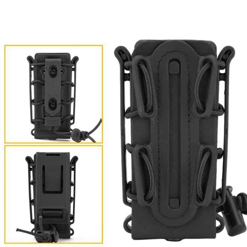 Тактический подсумок Molle для магазинов Glock, Beretta, черный