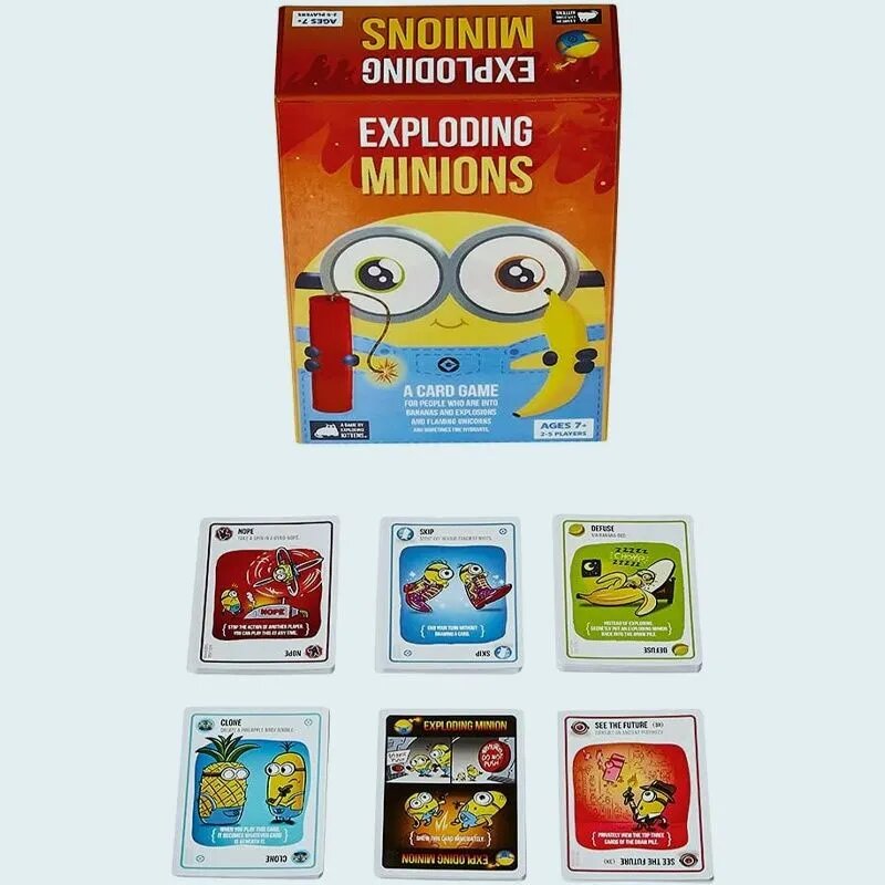 Exploding Minions by Exploding Kittens Карточная игра Настольная игра — фото 1