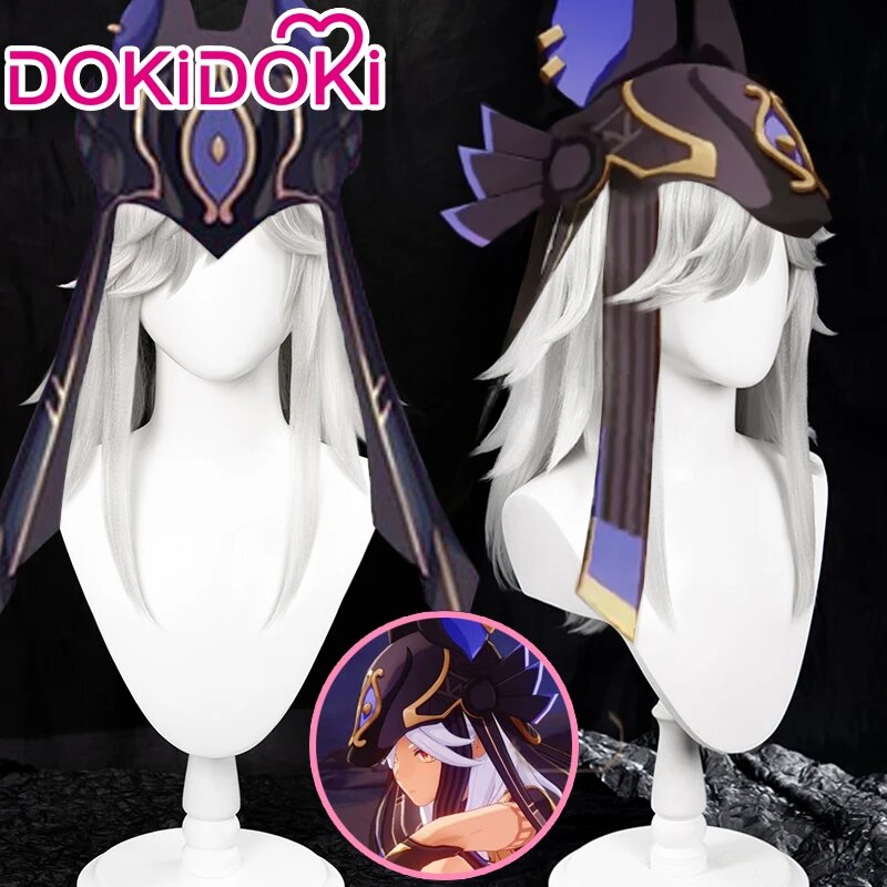 Косплей парики Genshin Impact DokiDoki Cyno Wig Only, IN STOCK