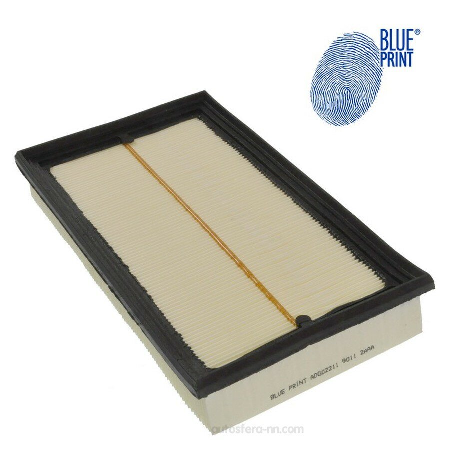 BLUE PRINT ADG02211 Фильтр воздушный Kia Sephia 1.5, 1.6i, 1.8i 16V 9/93->