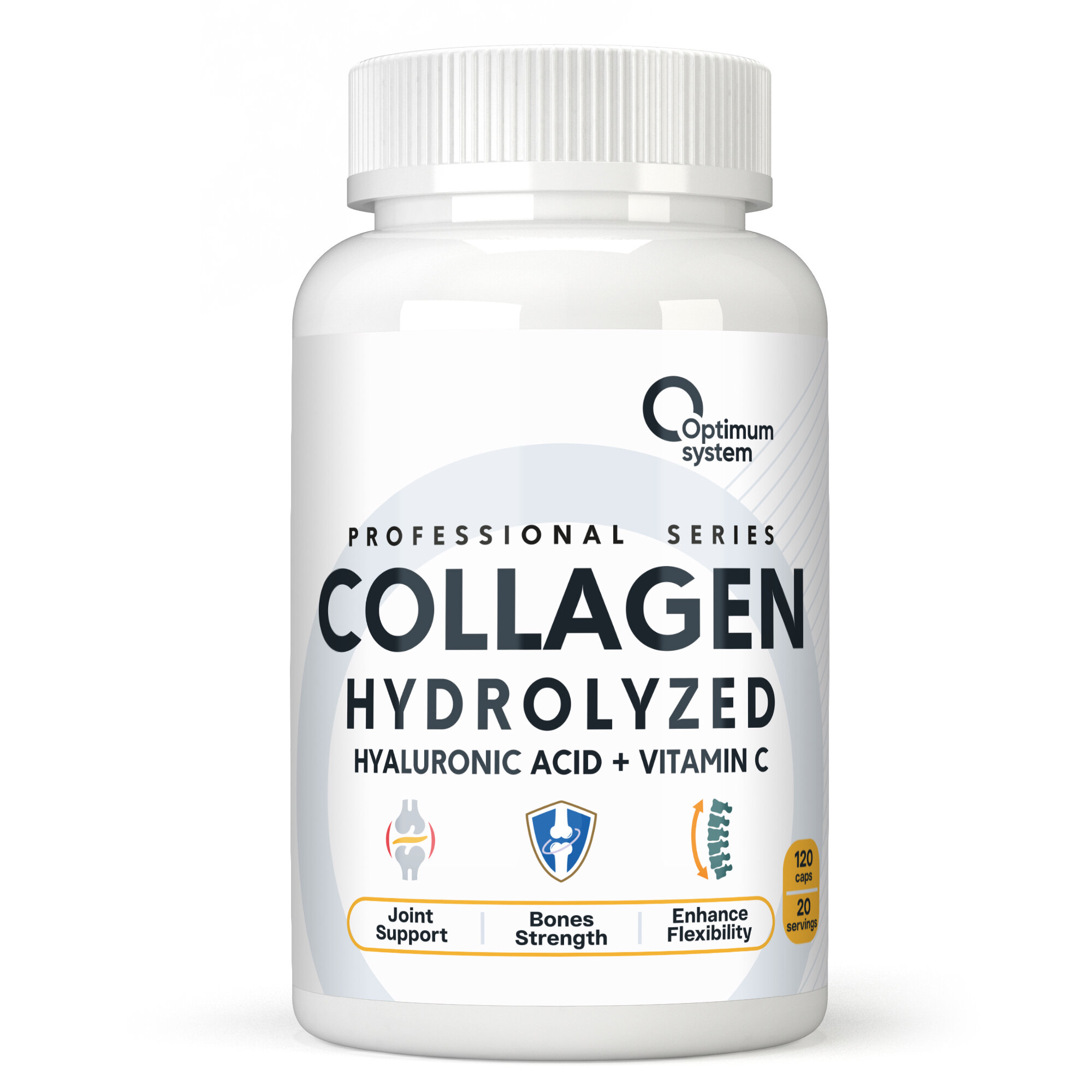 Коллаген Optimum System Collagen Hydrolyzed 120 капсул