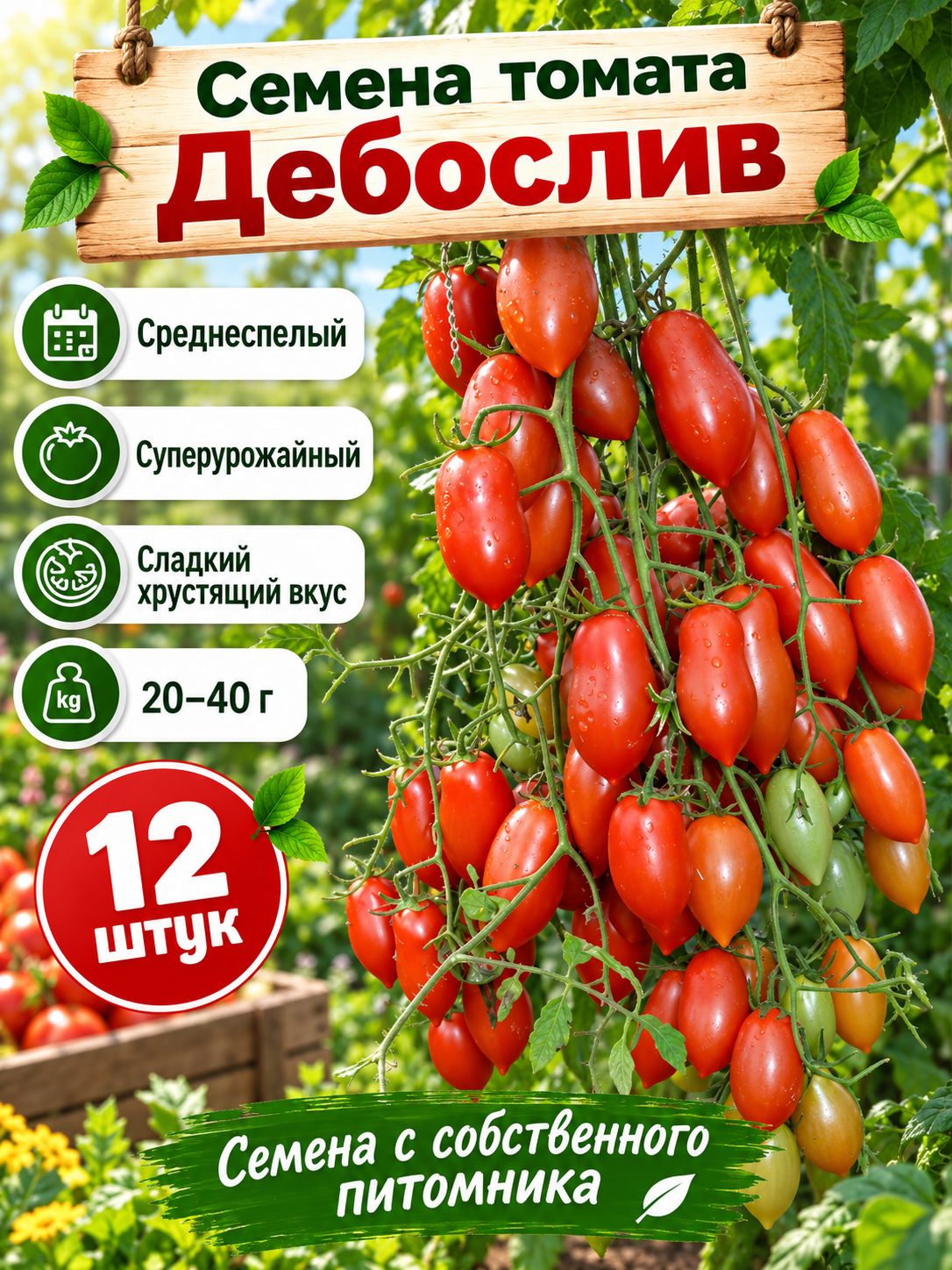 Семена томата Дебослив
