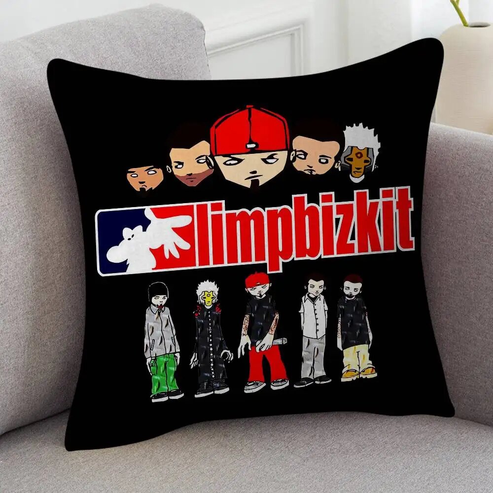 Наволочка Растар Wild Party с принтом Limp Bizkit 65x65 cm, z1
