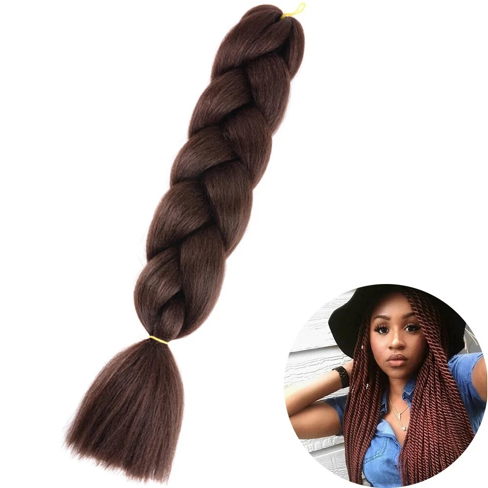 Синтетические косы Lansa Yaki Kanekalon ombre 24 дюйма Коричневый, 4